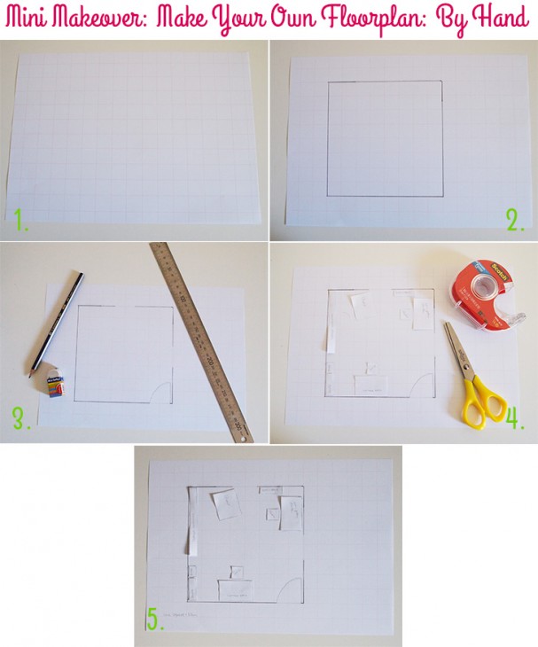 Mini Makeover: Make Your Own Floorplan | Style for a Happy Home