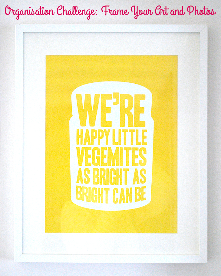 Organisation Challenge: Frame Your Art and Photos on Style for a Happy ...
